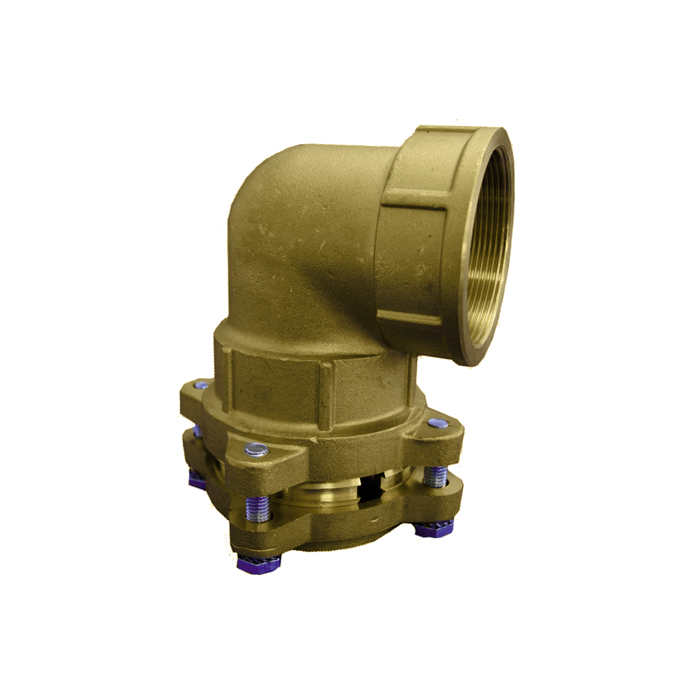 FEMALE THREADED ELBOW 90º (BRASS FITTINGS) • Tecnoagua