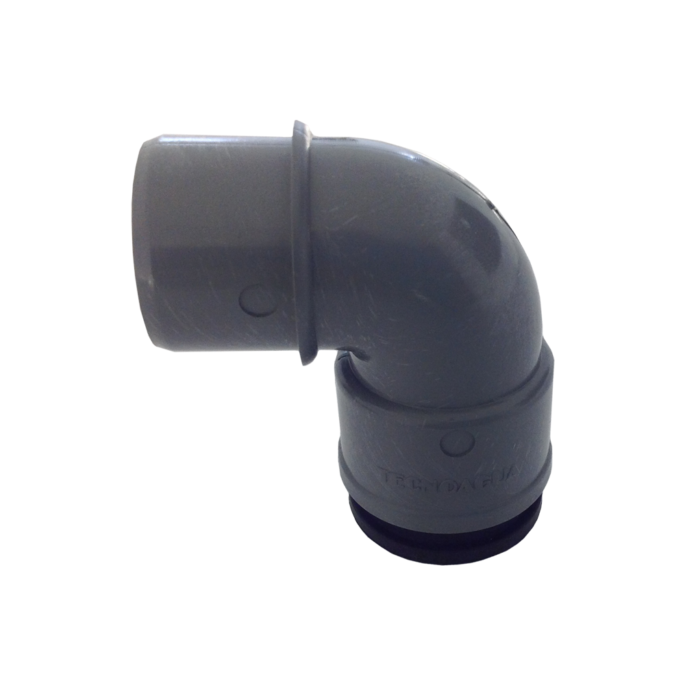 UNION TUBO METALICO A CODO PVC 87º MACHO • Tecnoagua